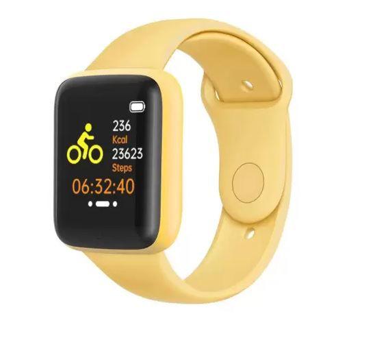 Smartwatch Serie Macaron Diversas Cores Versão Atualizada Amarelo ...