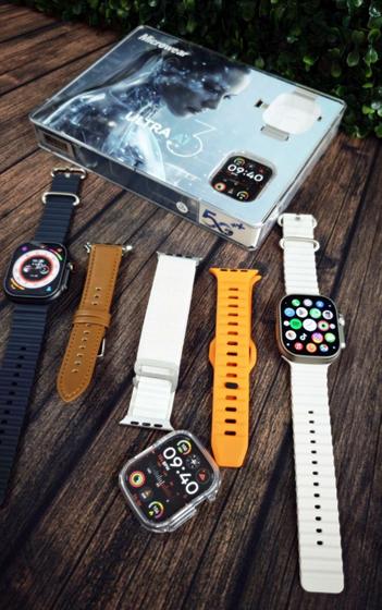 Smartwatch Ultra 3 Ai 5G 2/16GB Amoled Com Chip Android Camera Wifi ...