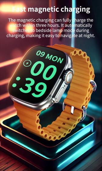 Smartwatch Ultra 8 Mini Tela 41mm New Série 8 Tela Infinita Touch ...