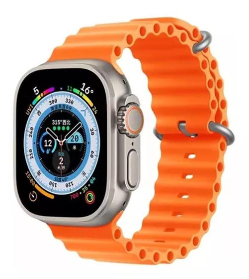 Smartwatch Ultra 8 Série 8 Watch8 Esportivo Nfc 1.91 Tela Amoled Touch ...