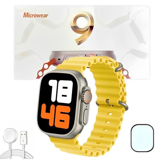 Smartwatch Ultra 9 Max Series 9 Modelo 2023 Original Varias Cores ...