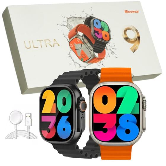 Smartwatch Ultra Max W69 Serie 9 2024 1GB Com Pulseiras Alpine ...