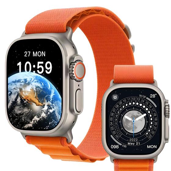 Smartwatch Ultra Max Watch X Série 10 + 4 Pulseiras Lançamento 2025 ...