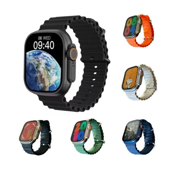 Smartwatch XS9 Ultra 2 Atende Ligações 2 Gestos 45mm Saúde e Esportes ...