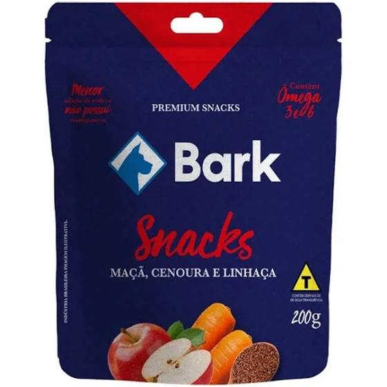 Snacks Bark Frutas Maçã, Cenoura e Linhaça para Cães 200g - Outros Pet ...