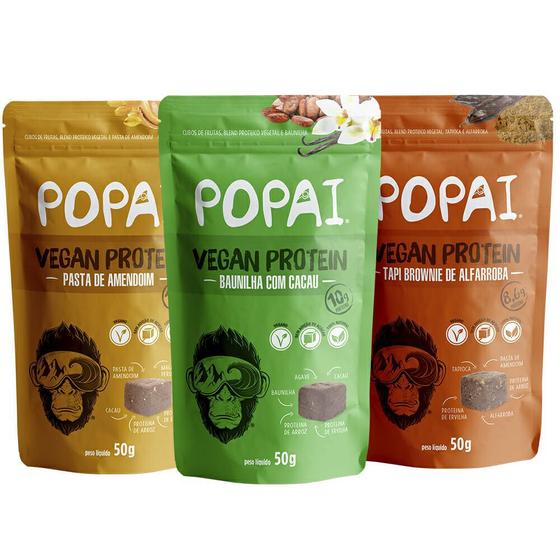 Snacks energéticos Fitness Vegano Natural sem açúcar - Combo Protein 12 ...