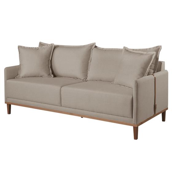 Sofá Argus 2m Linho Agarb Decor - Agarb Estofados - Sofá 3 Lugares ...