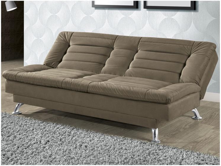 Sofá-cama Casal 3 Lugares Reclinável Maya - Sofá 3 Lugares - Magazine Luiza