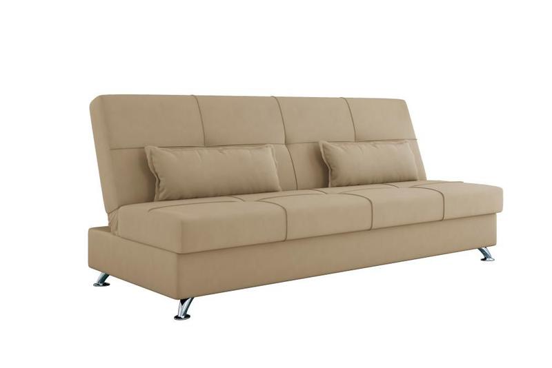 Sofá Cama Guaporé 4 Lugares 1,90m Capuccino - XFlex Sofás - Sofá 4 Lugares - Magazine Luiza