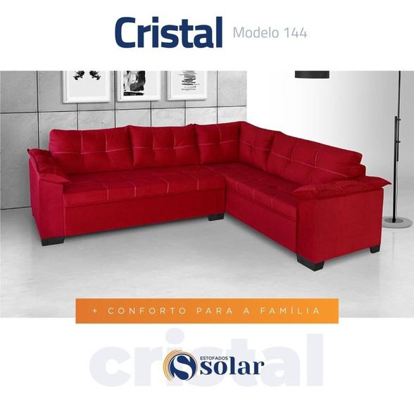 Sofá Cristal - Estofados Solar - Sofás - Magazine Luiza