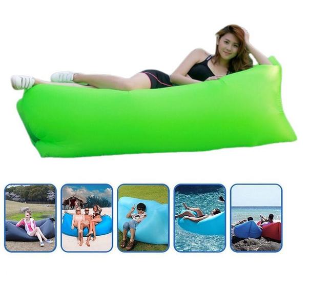 Sofá Inflável Com Capacidade Máxima de 200kg - Cor Verde - LongInfla ...