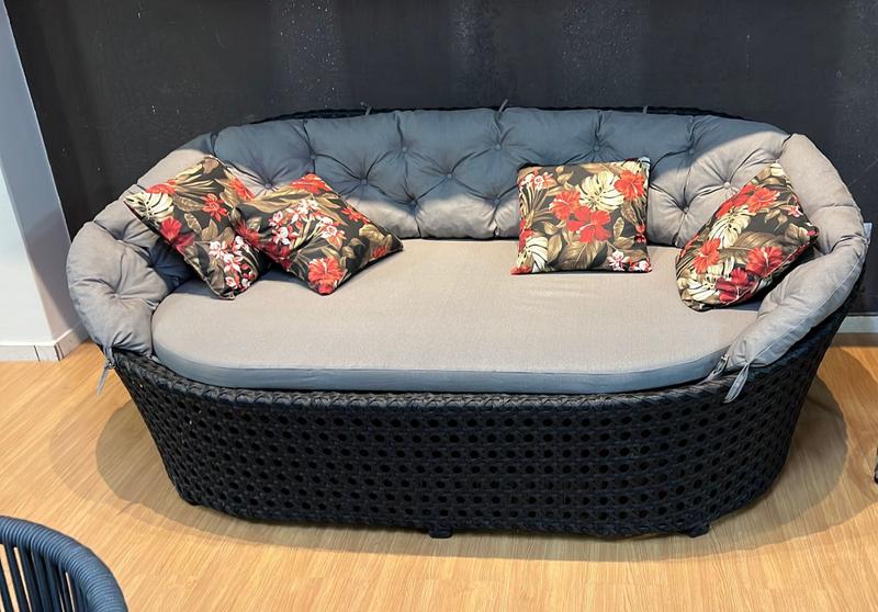 Sofá para Área Externa em Fibra com Tecido Impermeável - FORT ...