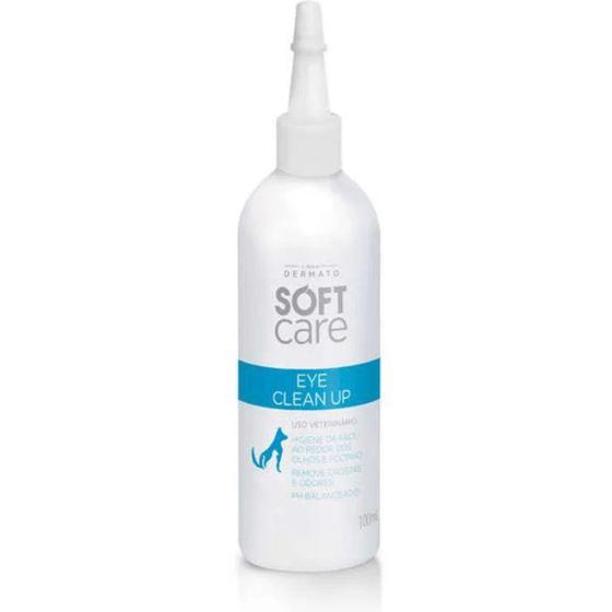 Soft Care Eye Clean Up Solução para Limpeza da Região dos Olhos Cães e ...