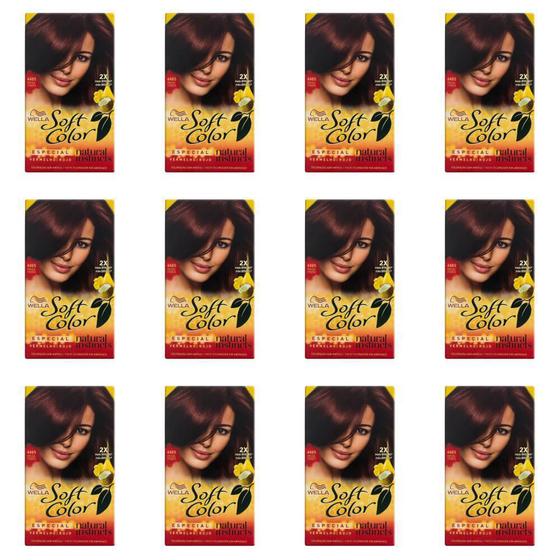 Soft Color Coloração Kit 4465 Ameixa (Kit C/12) - Tinta de Cabelo ...