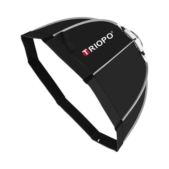 Softbox Octogonal Portátil Triopo K2 55cm 65cm 90cm Com Montagem Bowens ...