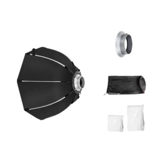 Softbox Octogonal TRIOPO K3 Série Grande Com Montagem Bowens Para ...
