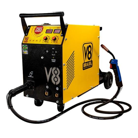 Solda Mig Mag Mma Tig Eletrodo 250s Multiprocesso Mono 220v 20201 V8 ...