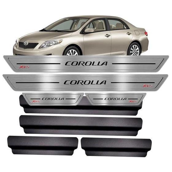 Soleira Aço Inox Premium Toyota Corolla Xrs 2000 A 2013 - Metal Racing ...