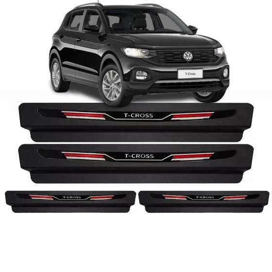 Soleira Resinada Proteção Porta Vw Tcross 22 2023 2024 Sport - RVT ...