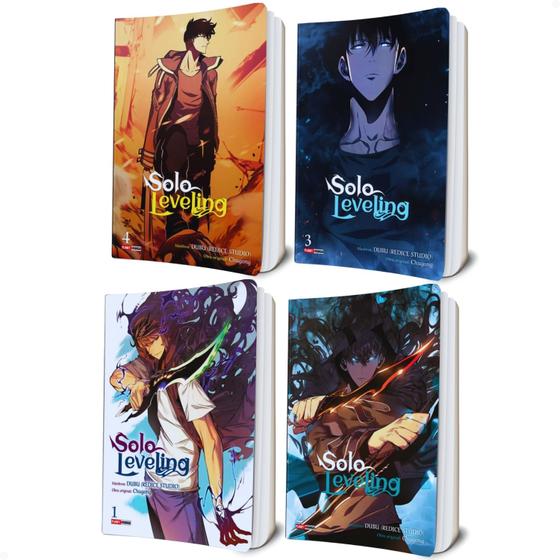 Solo Leveling Manhwa, Mangá Volume 1 Ao 4 Full Color KIT Panini ...
