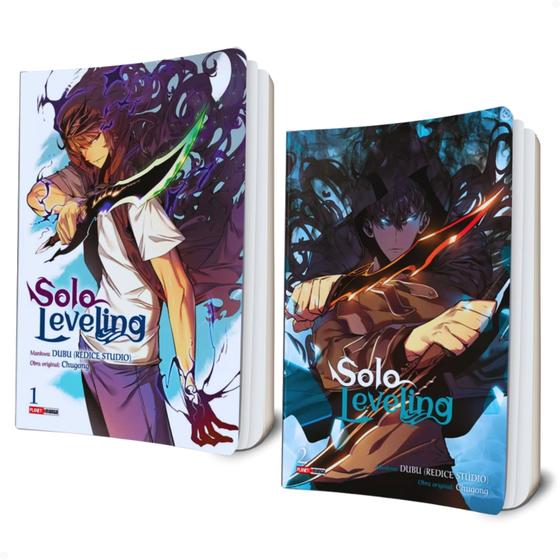 Solo Leveling Manhwa, Mangá Volume 1 e 2 (Full Color) KIT Panini ...
