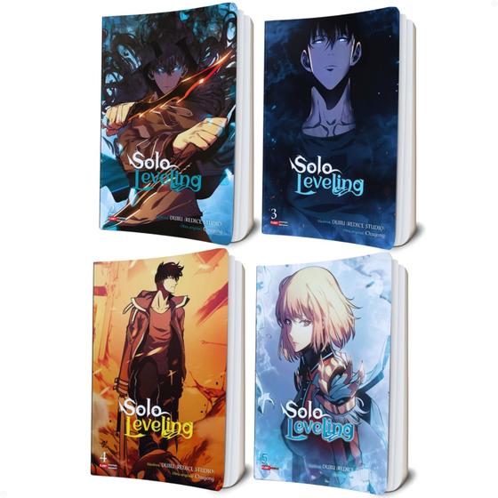 Solo Leveling Manhwa, Mangá Volume 2 Ao 5 KIT Colorido em Português BR ...