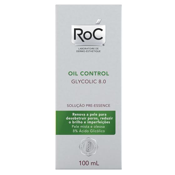 Solução Antioleosidade Roc - Oil Control Glycolic 8.0 - Antiacne ...