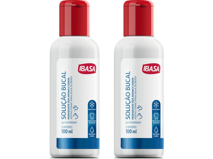 Solução Bucal 100ml - Ibasa - 2 Unidades - Pasta de Dente Pet ...