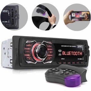 Som automotivo bluetooth 60w USB e leitor de cartão SD MP3 Fm Knup KP-C29BH - Som Automotivo ...