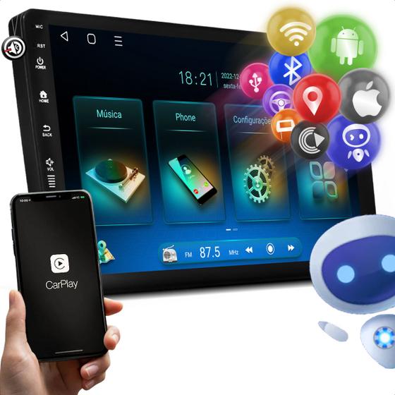Som Automotivo De Carro Central Multimidia Sistema Android Espelhamento ...