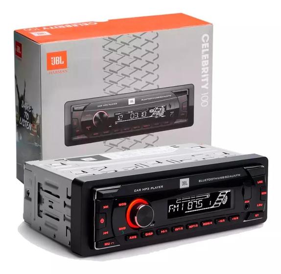 Som Rádio Automotivo JBL Celebrity 100 Mp3 Bluetooth Usb Sd Card - Som Automotivo - Magazine Luiza