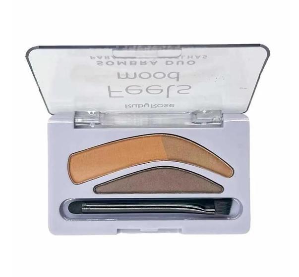 Sombra Duo Para Sobrancelhas Feels Mood Ruby Rose 1,8g - Sombra para Olhos - Magazine Luiza