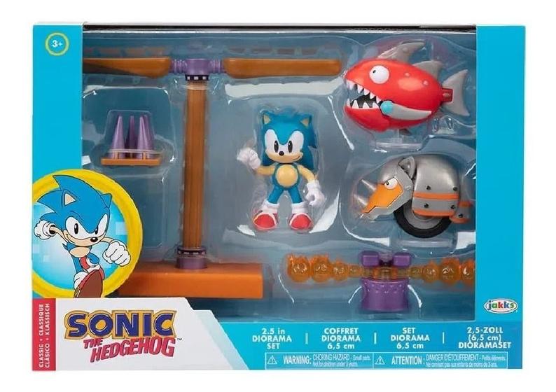 Sonic The Hedgehog Diorama Set Wave Candide 3437 - Bonecos - Magazine Luiza