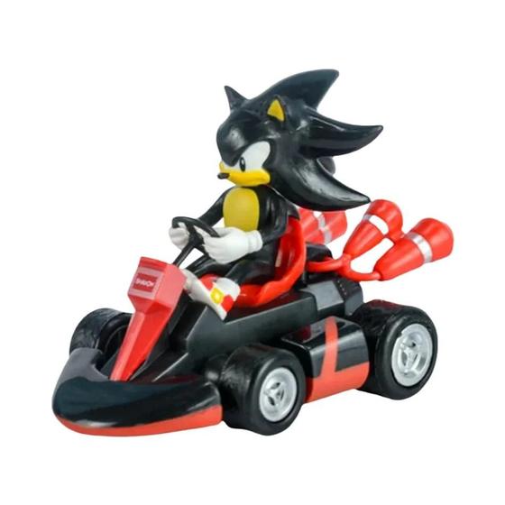 Sonic the Hedgehog Kawaii Pull Back Racecar Action Figure Toy Para ...