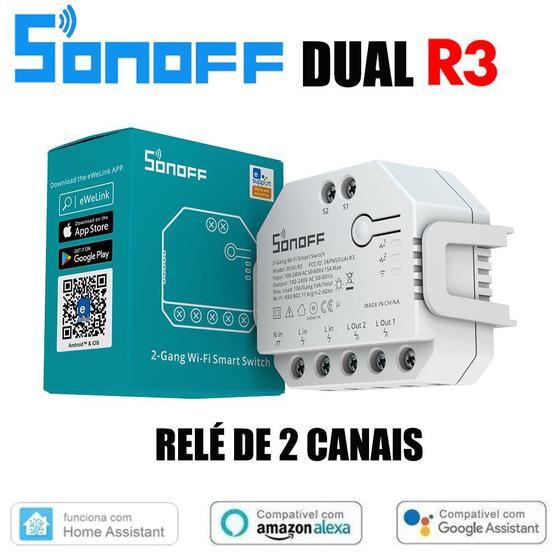 Sonoff Mini Dual R3 - Interruptor Inteligente - Magazine Luiza