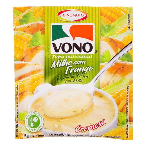 Sopa Individual Vono Milho Com Frango 18G - Sopa - Magazine Luiza