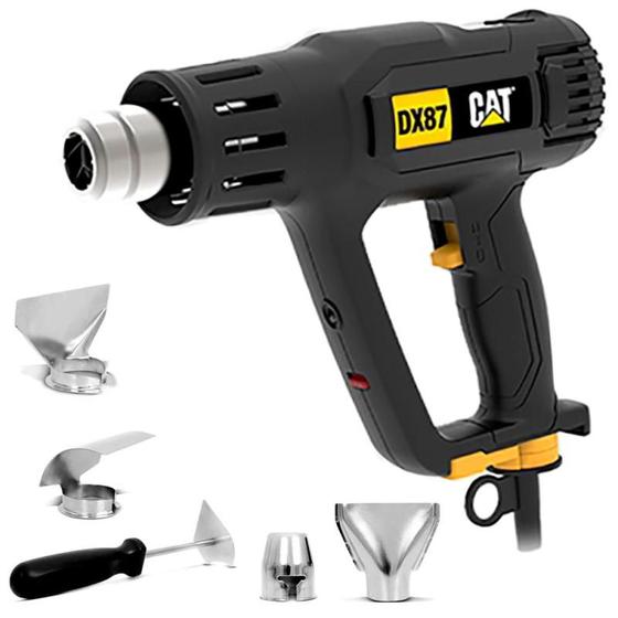 Soprador Térmico 1800W com Kit de Acessórios DX87 CAT - Soprador ...