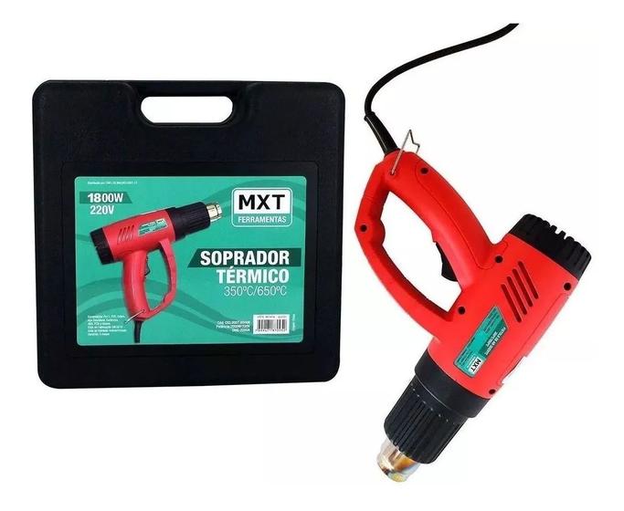 Soprador Térmico Pistola De Ar Quente Mxt 220v 1800w+maleta - Soprador ...