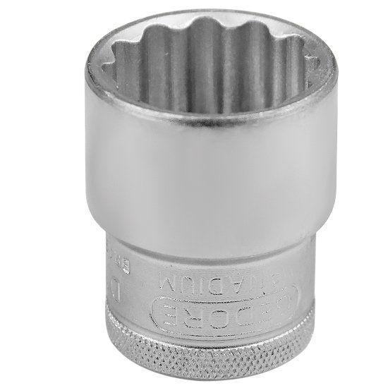 Soquete Estriado Curto 24mm com Encaixe 1/2Pol. - GEDORE-D19-24MM - Soquete - Magazine Luiza