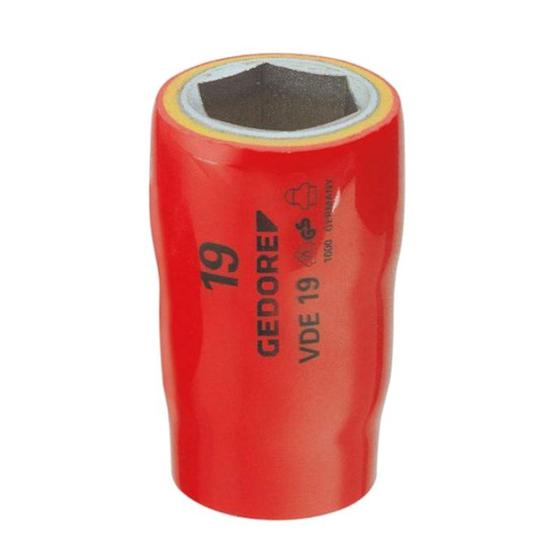 Soquete Sextavado Isolado 1000V 17 mm Encaixe 1/2" VDE 19-17 GEDORE - Soquete - Magazine Luiza