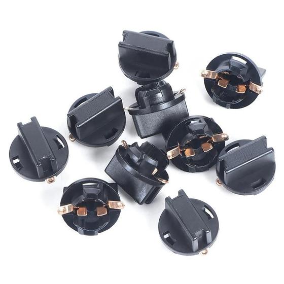 Soquete T10 10pcs W5W 168 192 194 Twist Lock Cunha Bases Lâmpada Dash ...