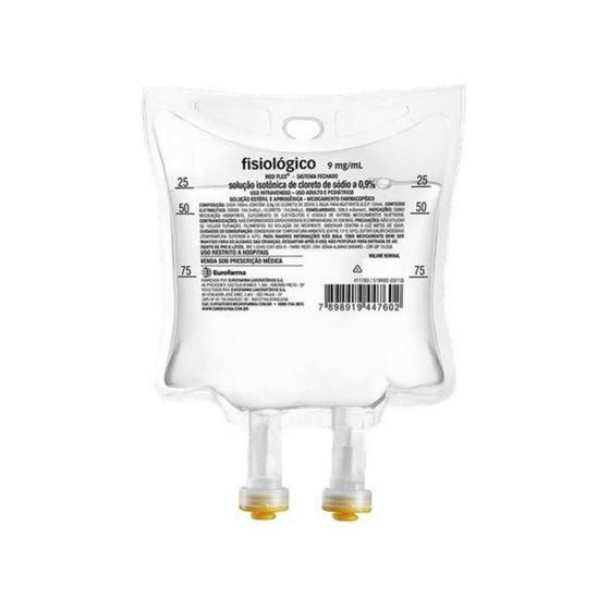 Soro Fisiológico 0,9% 250ML - Bolsa Sistema Fechado - Beker - Soro ...