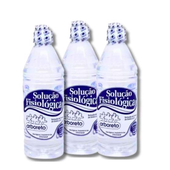 Soro Fisiológico 0,9% Curativo 500ml 3 Unidades Arboreto - Soro Fisiológico - Magazine Luiza