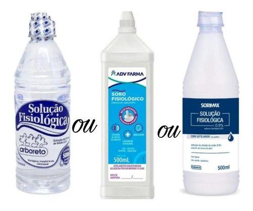 Soro Fisiológico 500ml Kit Com 4 Frascos - FARMAX - Soro Fisiológico ...