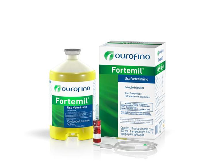 Soro Fortemil Energético 500 ml - Ourofino - Soro Fisiológico - Magazine Luiza