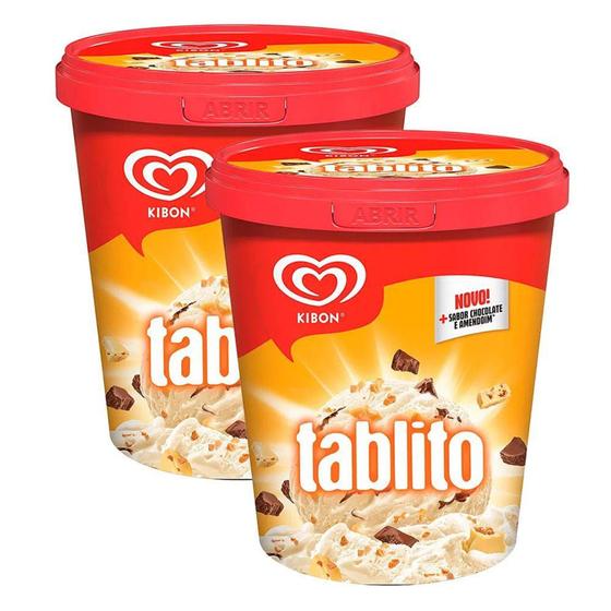 Sorvete Kibon Tablito 800ml Kit com duas unidades - Sorvete - Magazine ...
