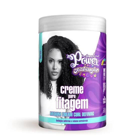 Soul power creme para pentear fitagem medium cream curl defining 800g ...