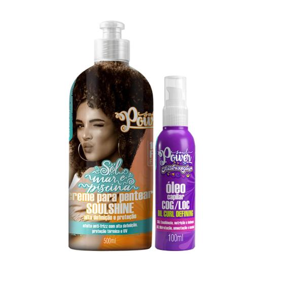 Soul Power Soulshine Cpp 500ml + Text Óleo 100ml - Kit de Tratamento ...