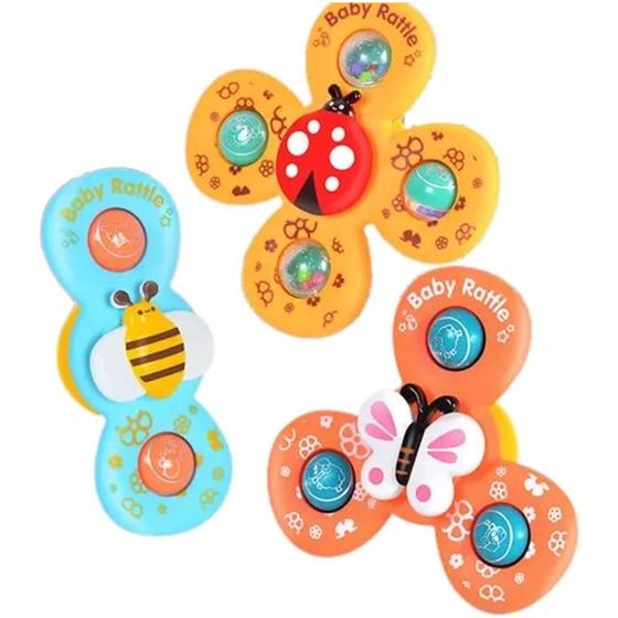 Spin Pop sensorial Kit De 3 Brinquedos Giratórios Interativos - mega ...