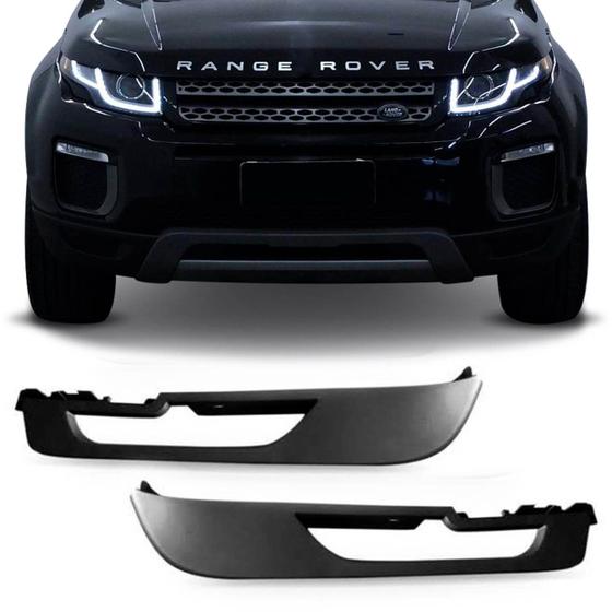 Spoiler Parachoque Dianteiro Land Rover Evoque Se 2016 2017 2018 Preto ...